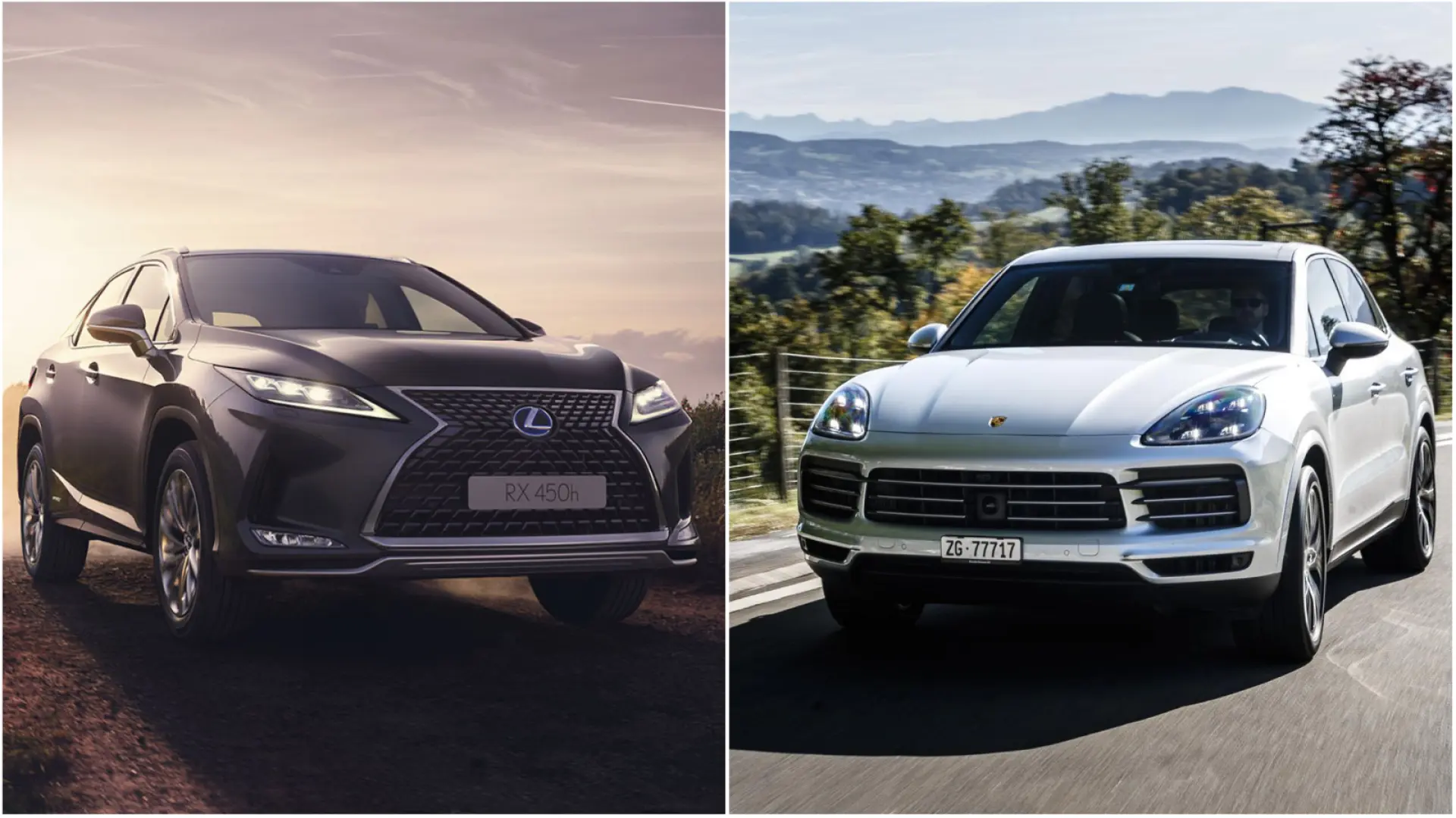 Lexus RX450h o Porsche Cayenne, ¿cuál deberías comprar?