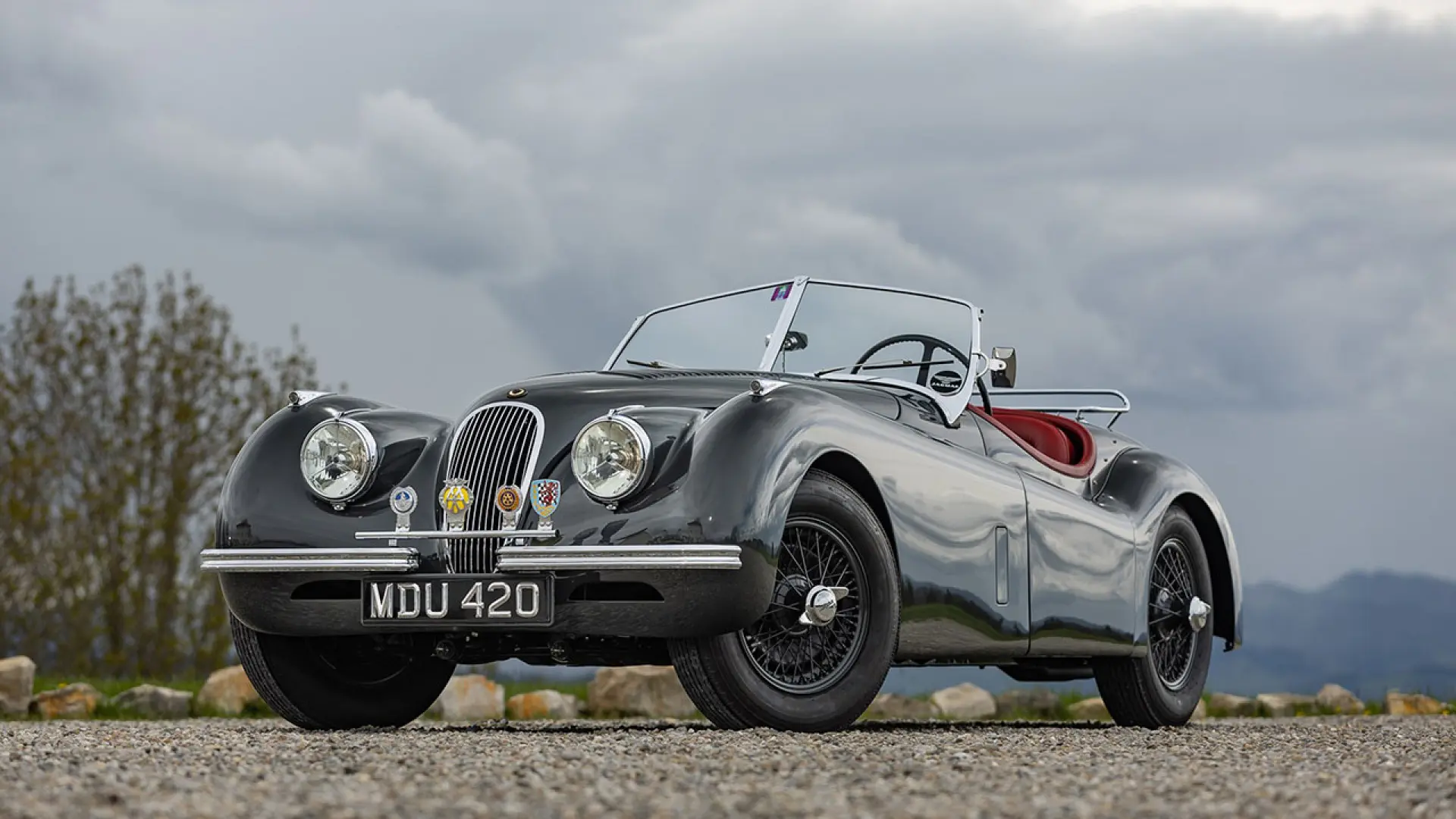 El Jaguar XK 120 Roadster que condujo Clark Gable sale a subasta en RM ...