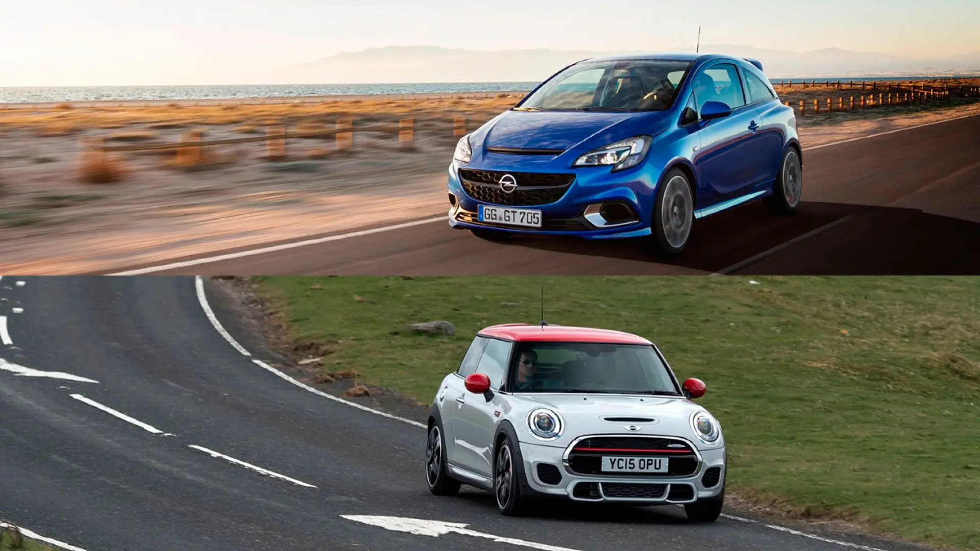 ¿Cuál es mejor: Opel Corsa OPC o Mini John Cooper Works?