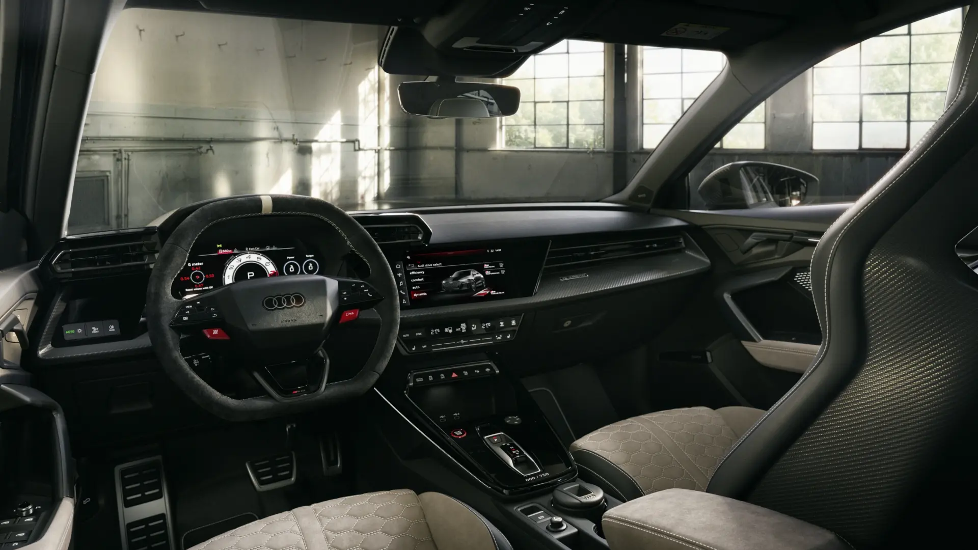 Galería: interior del Audi RS 3 competition limited 2026