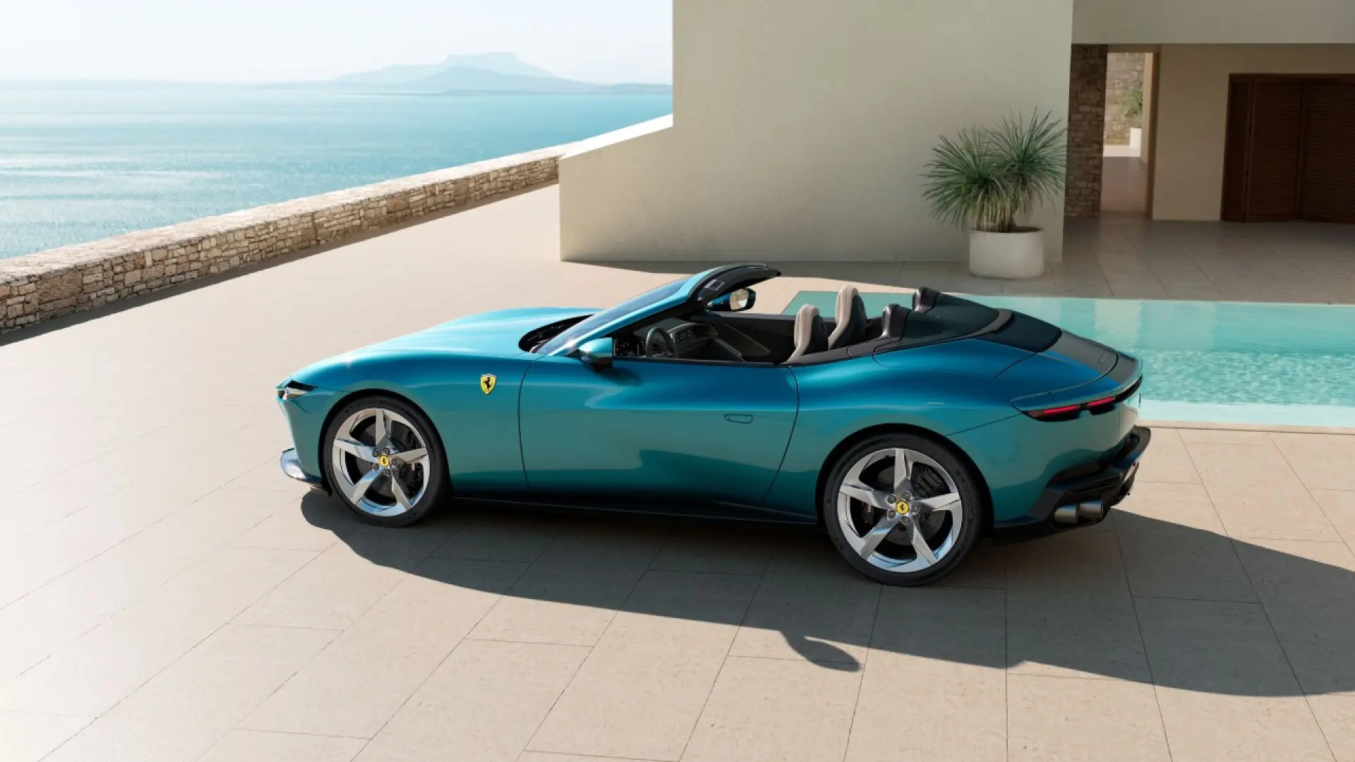 El motor F154 del Ferrari Amalfi Spider mantiene el V8 vivo y en la ...